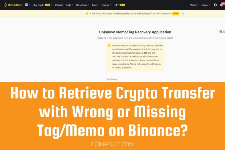 How to Retrieve Crypto Transfer with Wrong or Missing Tag/Memo on ...