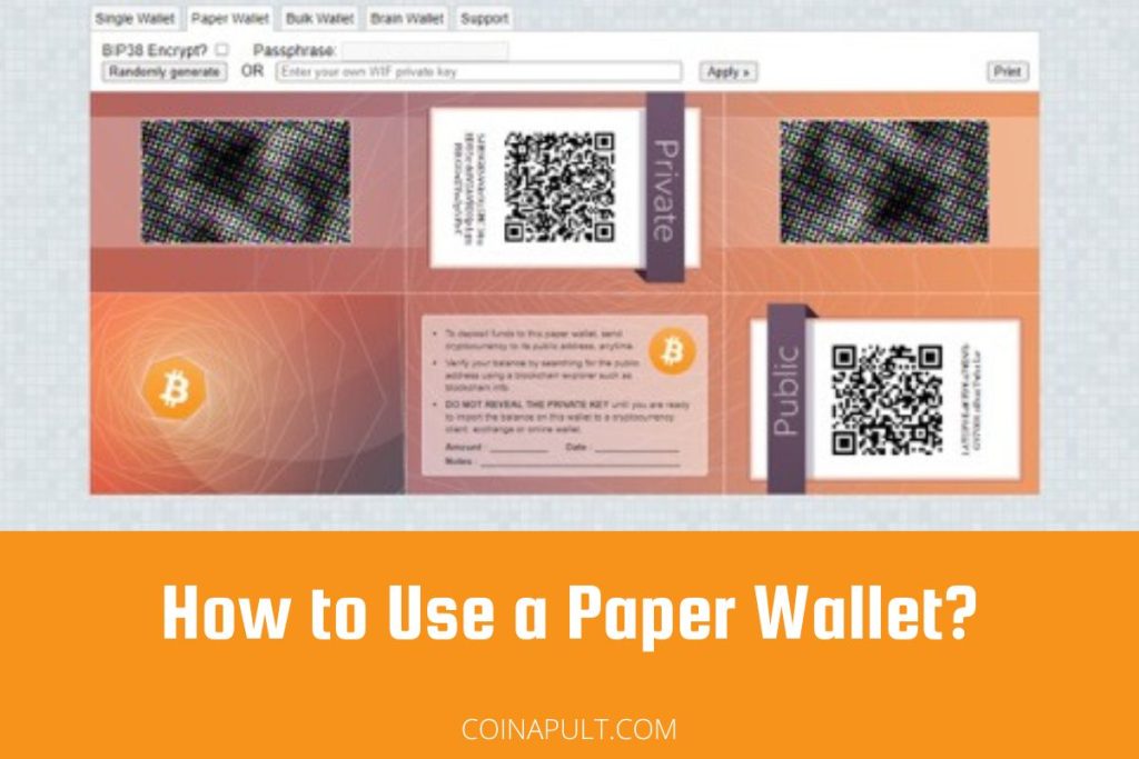 How to Use a Paper Wallet? - Coinapult
