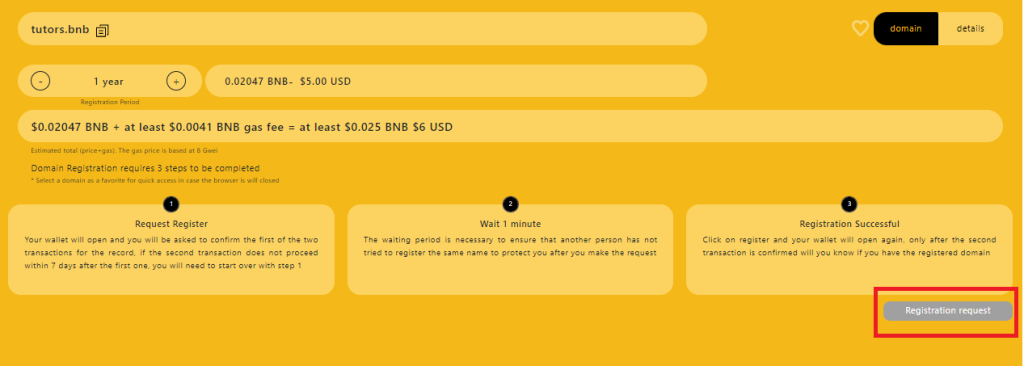 How to Register a .BNB Domain Name? - Coinapult