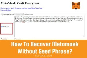 How To Recover Metamask Without Seed Phrase? - Coinapult